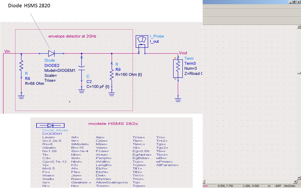 Avago HSMS diode into ADS | Forum for Electronics