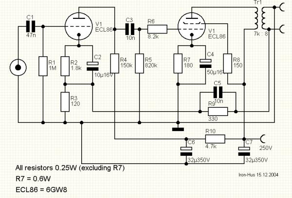 Wzmacniacz lampowy ECL86 - wybór najlepszego schematu, który polecacie?