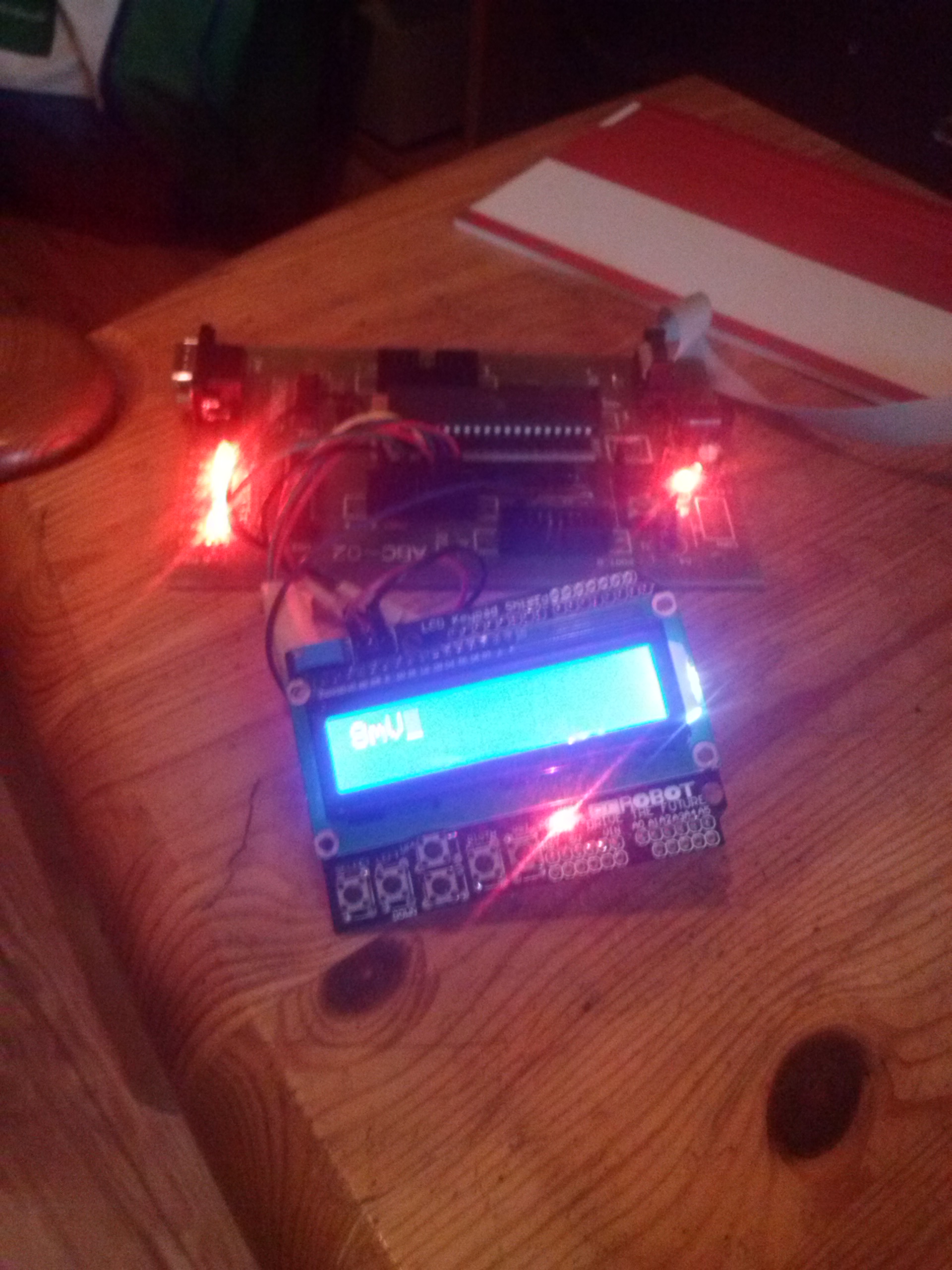 Atmega16 - odczytywanie przycisków z LCD KEYPAD SHIELD ARDUINO