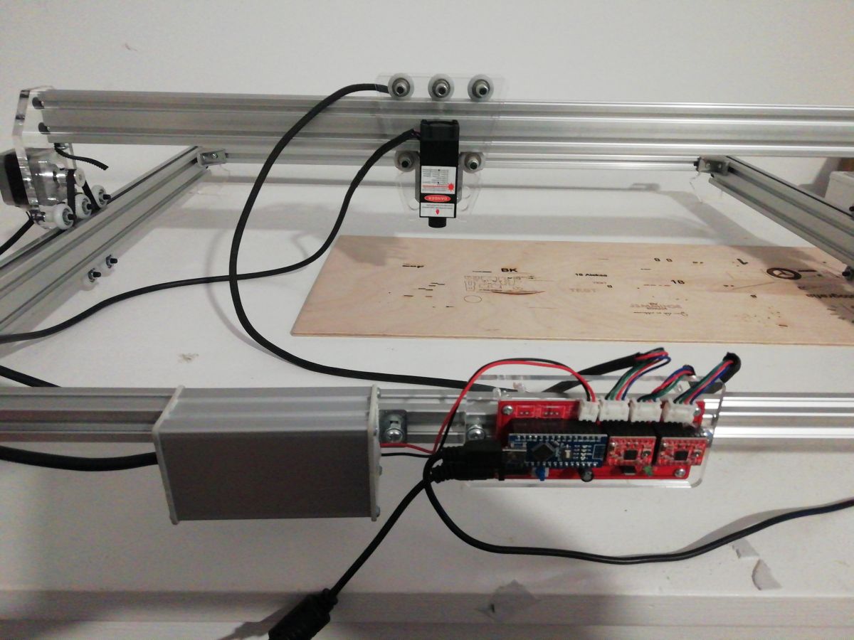 Laser CNC (Arduino Nano + Procesor ATmega328) Laser 2500 W