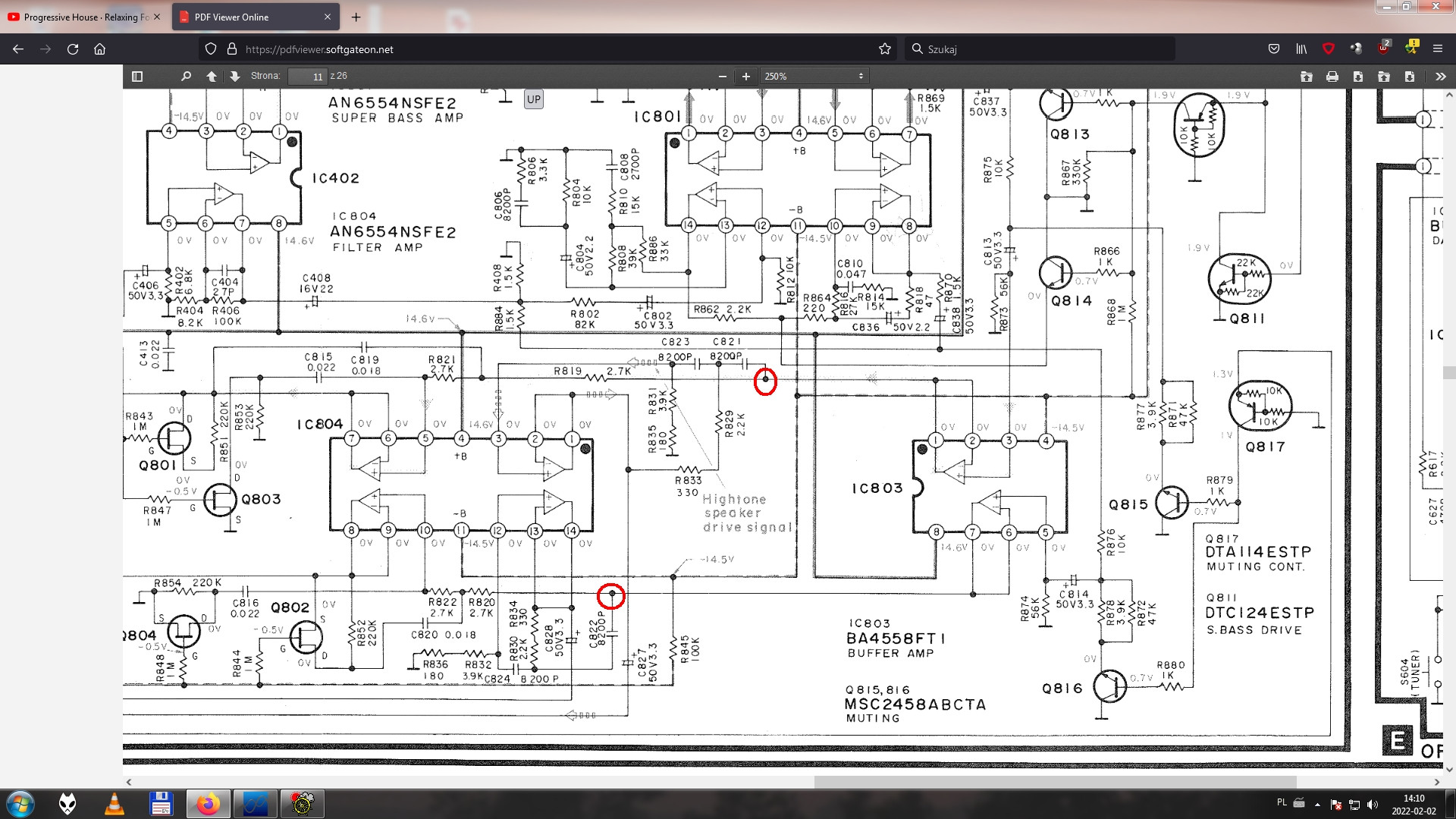 Modyfikacja wzmacniacza Technics SU-CH7 - Podłączanie zwykłych kolumn ...