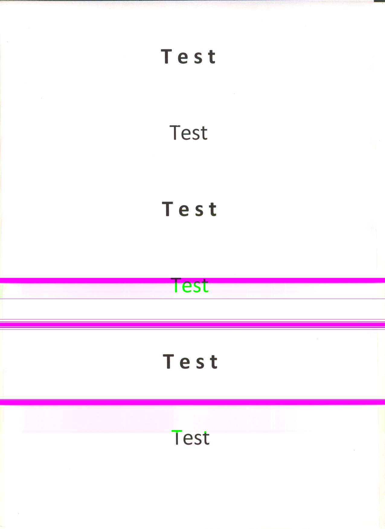 Skaner HP Scanjet 4370 - jak usunąć kolorowe paski na skanach?