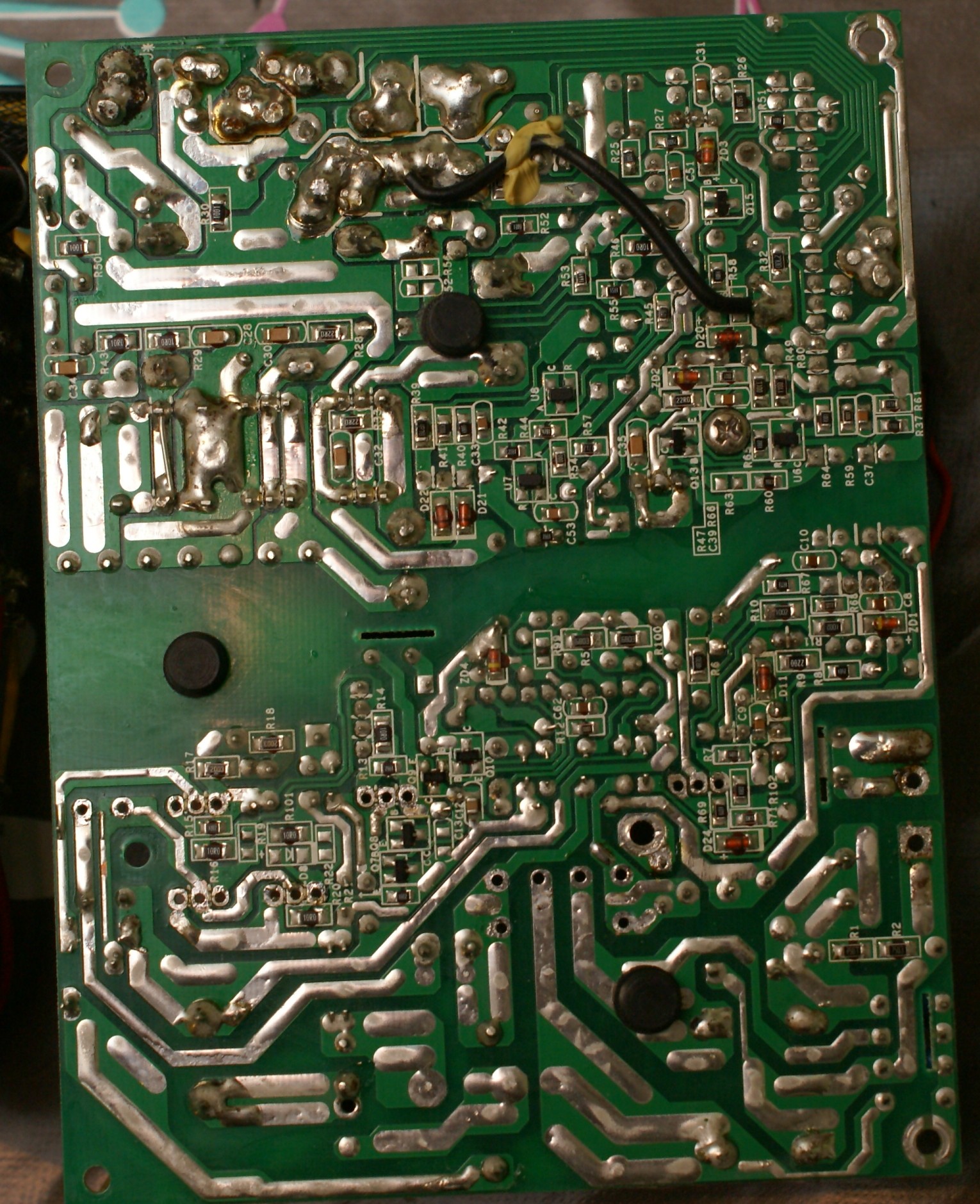 Tagan PipeRock Series model: BZ600 - Wartości elementów przy NCP1203P60