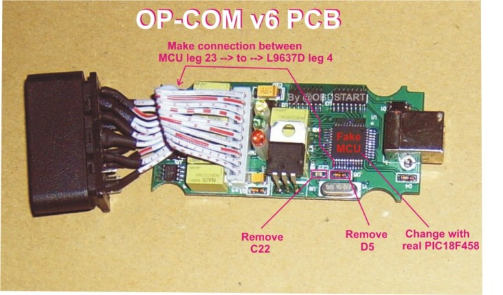 Op-com china clone - niełączenie z autem po aktualizacji v1.59 przez ...