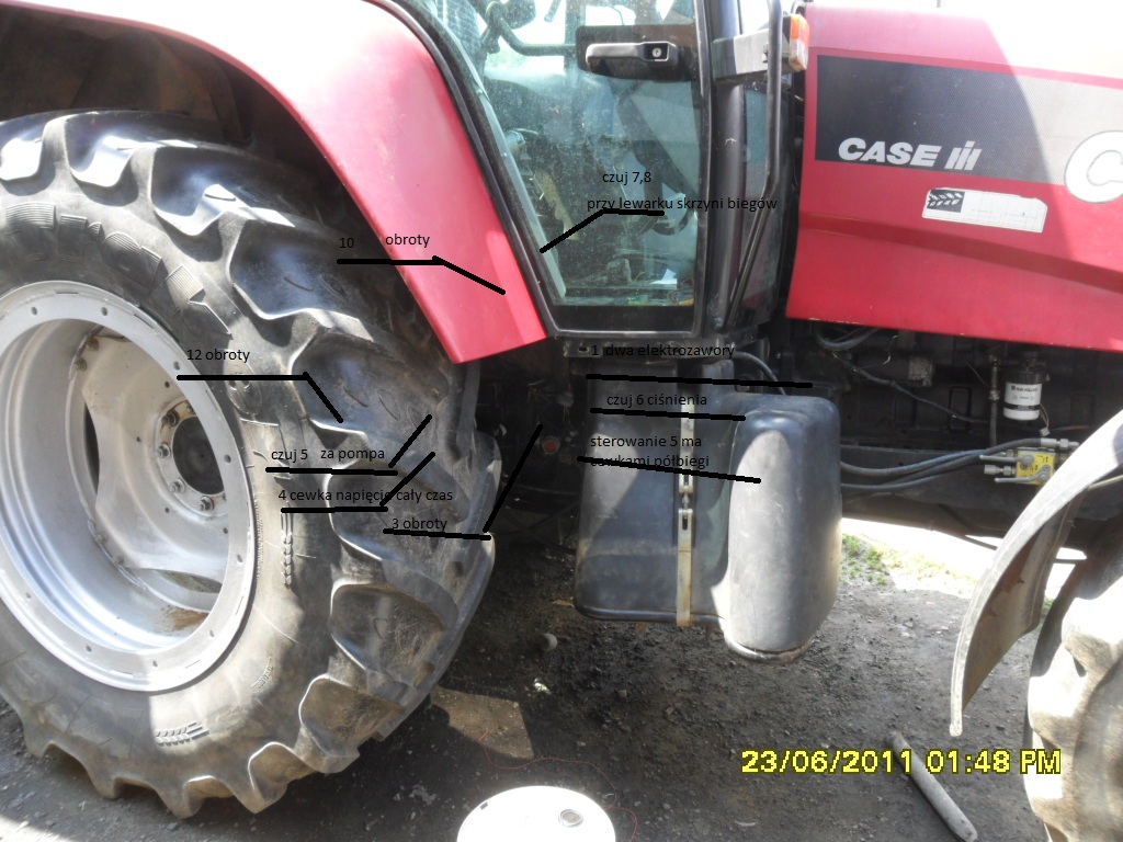 CASE CS 150 – brak jazdy po wrzuceniu biegu, zgrzyty, półbiegi działają ...