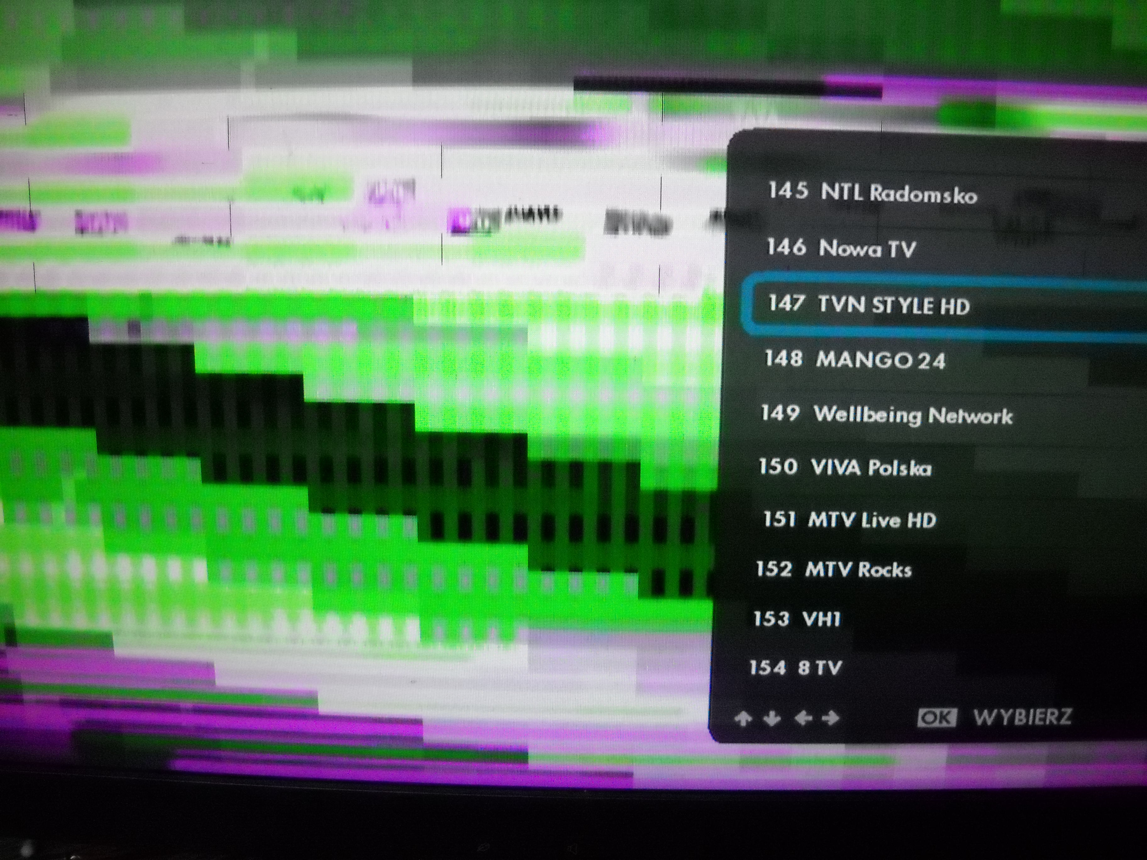 PACE DSR 7201/91 - Obraz zakodowany po czyszczeniu, fonia działa, płyta ...