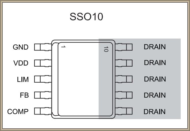 Candy CS34 1262DCE/2 siadł moduł zasilania pralki, gdzie zakupić układ scalony VIPER06H