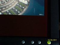 Dell 1703FPs - czerwone linie na czarnym tle, matryca Samsung LTM170E6-L04