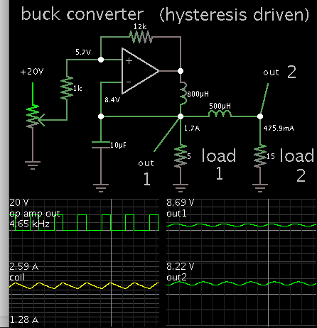 Single input dual output buck | Forum for Electronics