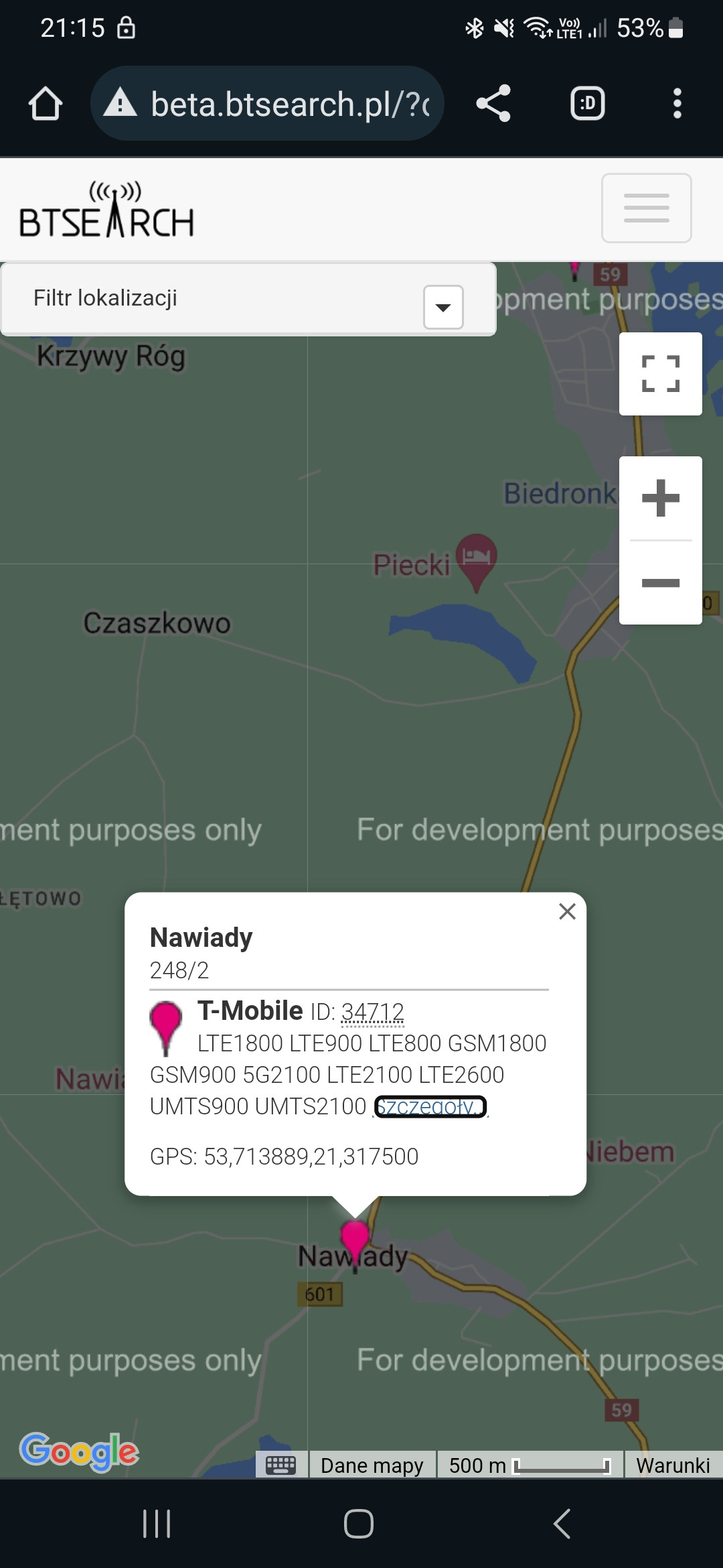Prośba o poradę, gdzie celować żeby złapać jakiś stabilny net na Mazurach