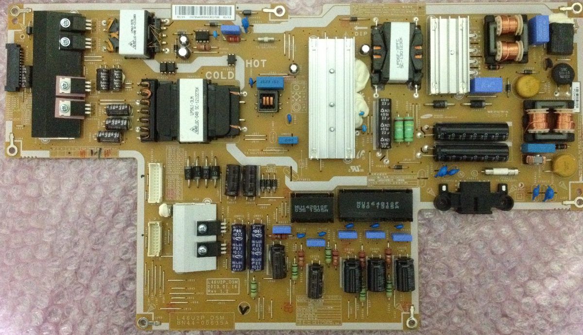 LCD Samsung UE40F8000SL - przetwornica próbuje wystartować