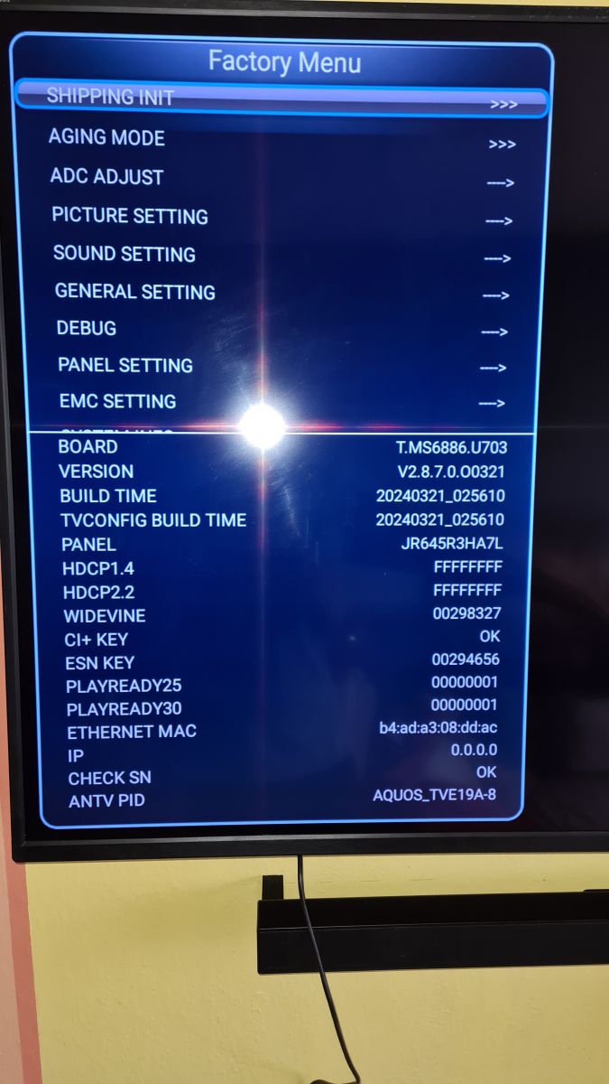 Sharp 65BL2KA - problem z włączaniem i HDMI po aktualizacji oprogramowania