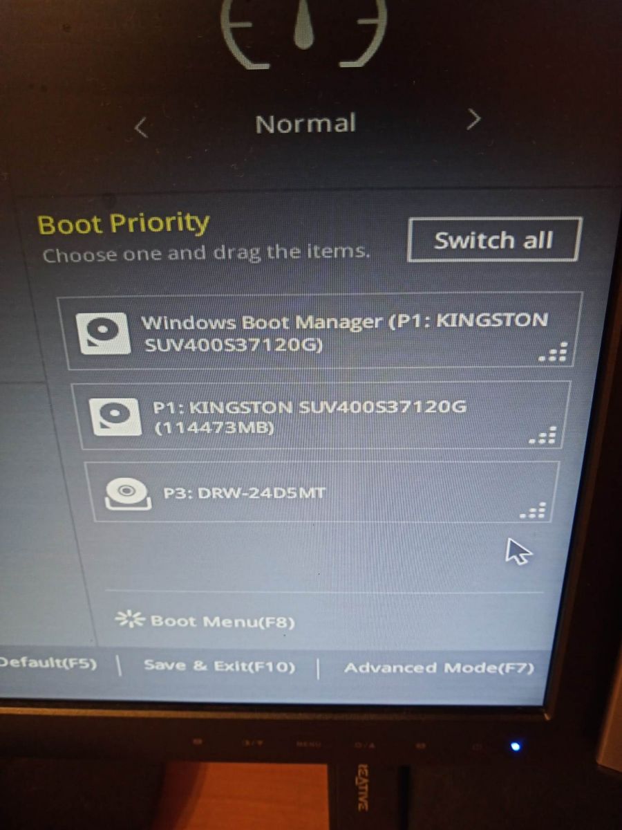 Reboot and select proper boot device or insert boot media in selected