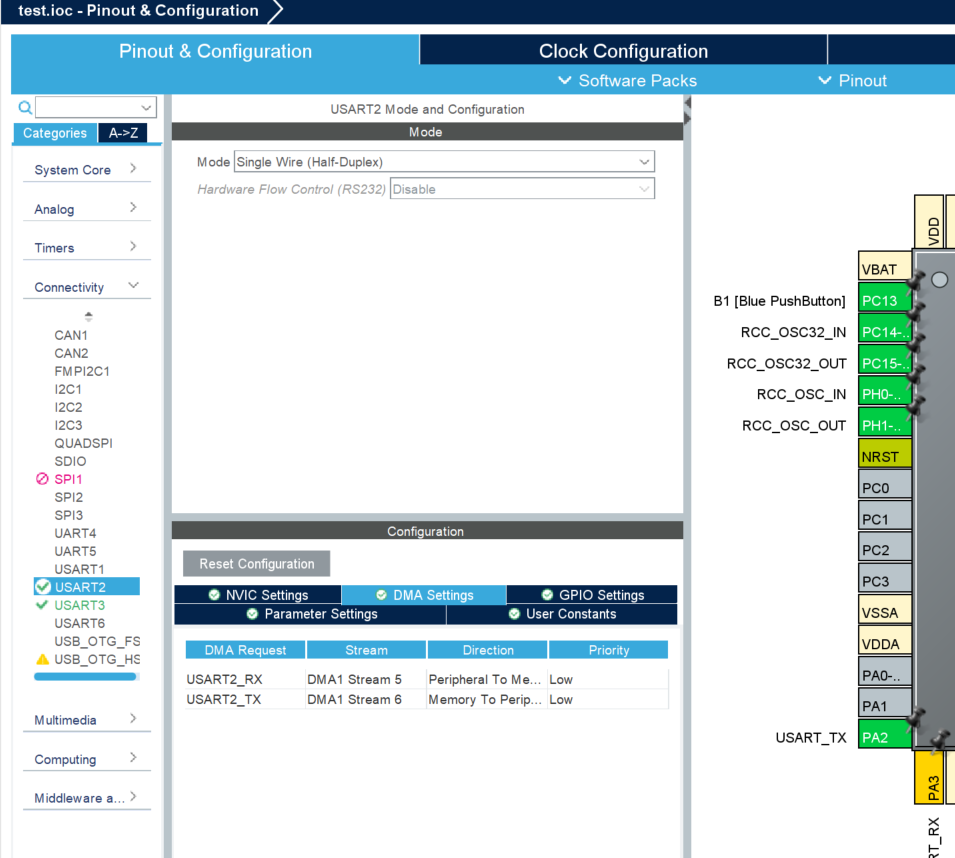 [Rozwiązano] Obsługa DS18B20 przez USART w trybie half duplex na STM32 ...