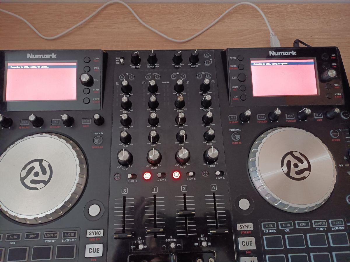 Numark NV I - Error 12 po nieudanym upgrade do ver 1.7