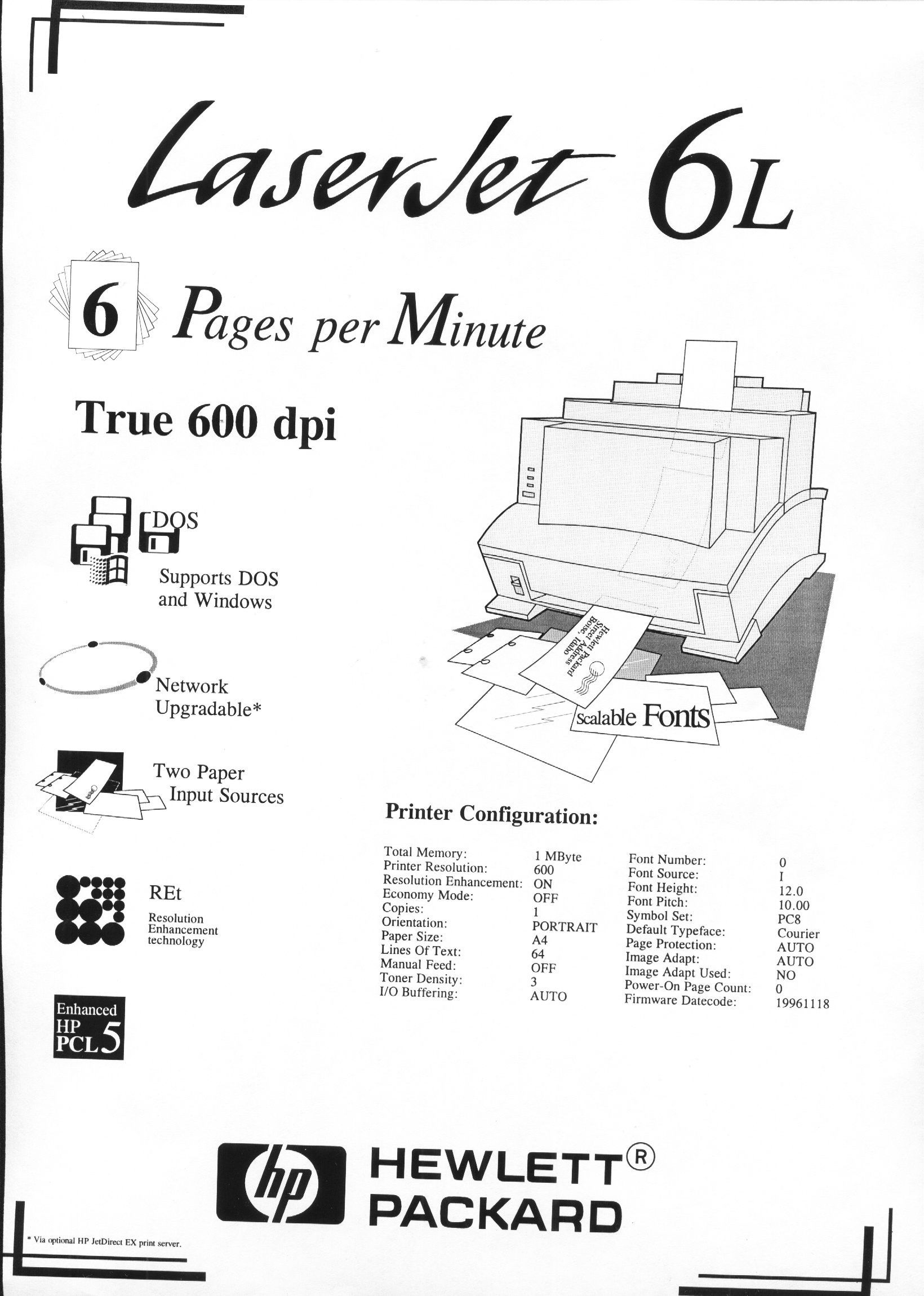HP LaserJet 6L - Jak poprawić niską jakość wydruku z edytorów?