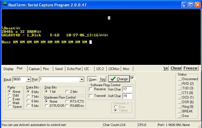Segate ST3750840AS nie wykrywa dysku dziwne logi w terminalu