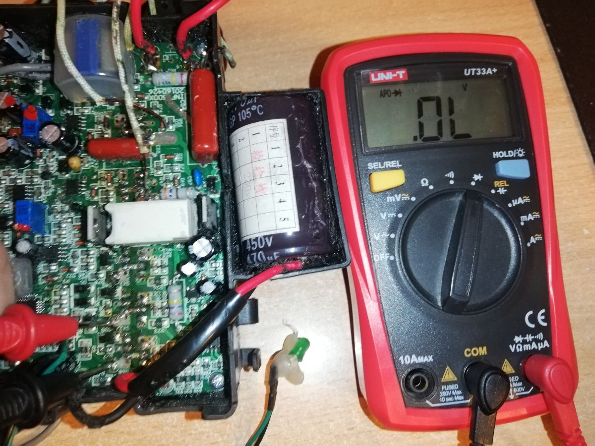 Agregat Scheppach Inwerter - INF1500X brak napięcia - 3