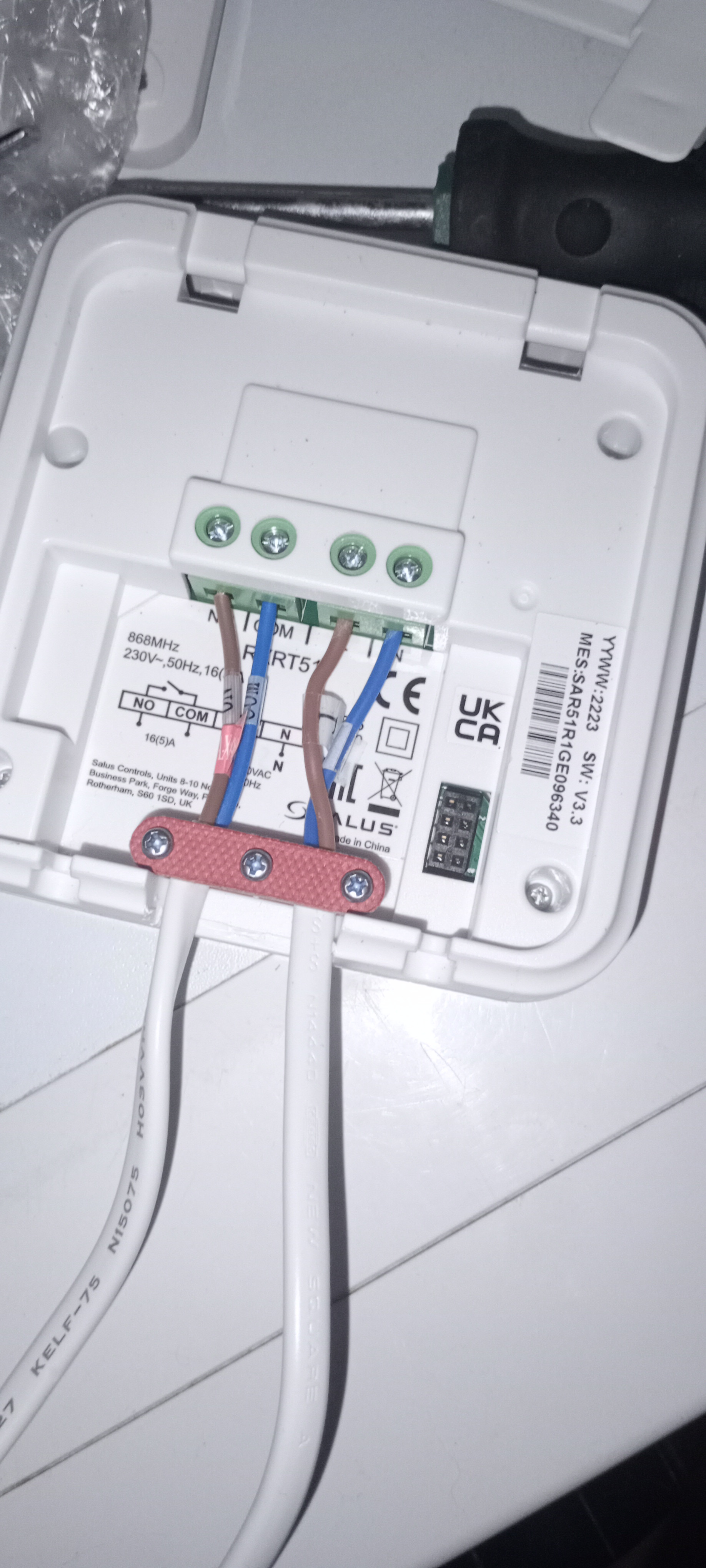 [Rozwiązano] Podłączanie regulatora temperatury Salus 091FLRFv2 do ...