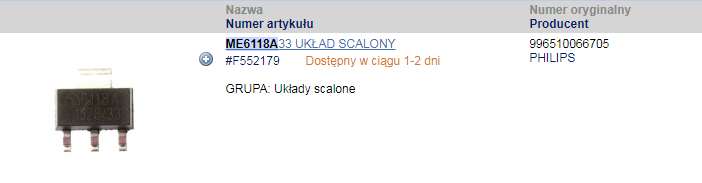 [Rozwiązano] 6118A, 1749/12 - Poszukiwany zamiennik regulatora LDO ...