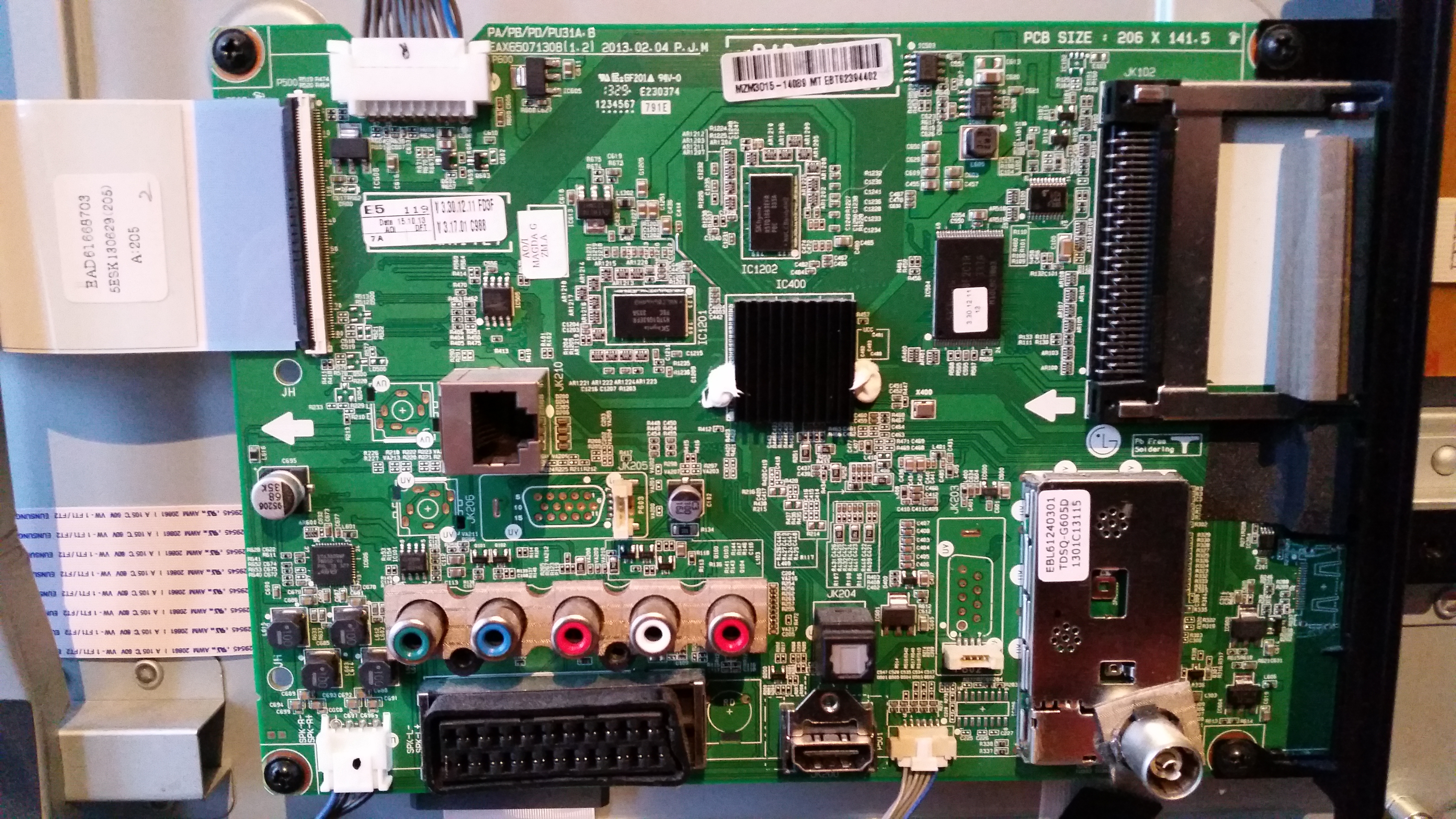 LG 50PN650T - Płyta AV EAX65071308 (1.2) nie działa, brak wymiany ...
