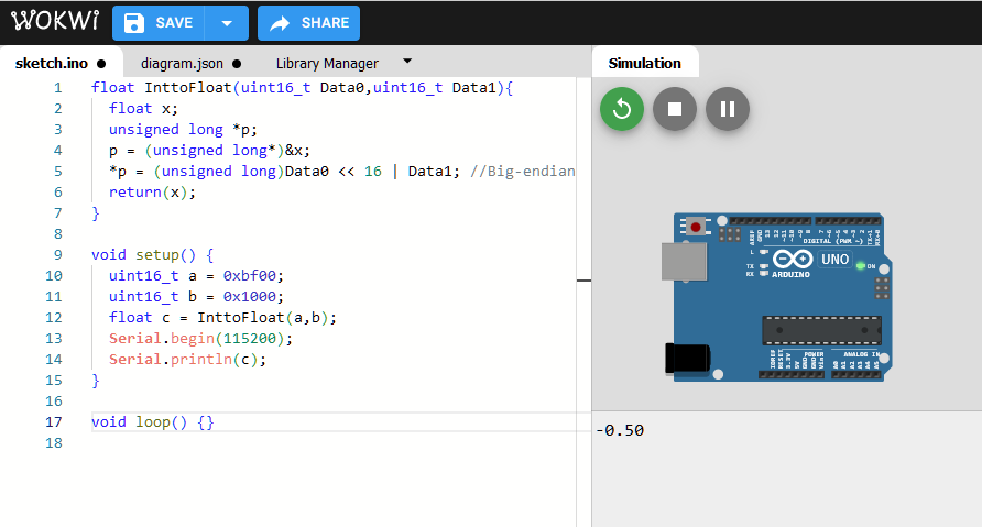 Funkcja InttoFloat zwraca zero w klasie HP_modbus - co robię źle?