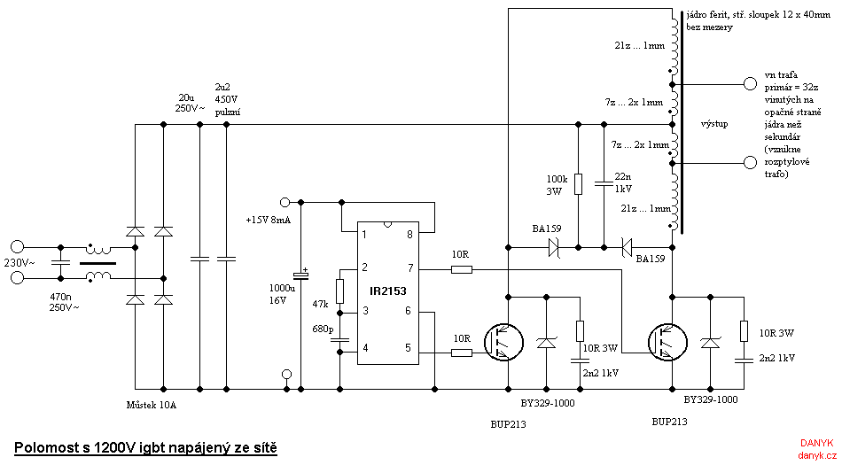 Konstrukcja przetwornicy Push-Pull AC/DC z SG3525 i IR2110: wymagane ...