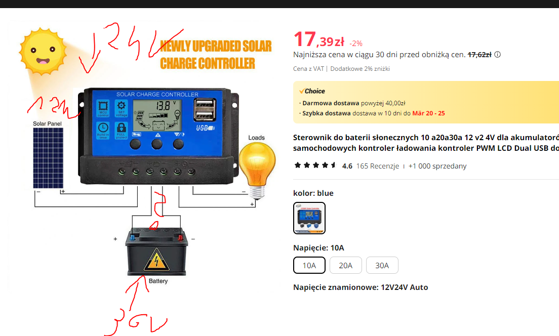 [Rozwiązano] Co powinnen zrobić aby podłaczyć akumulator 36v do ...