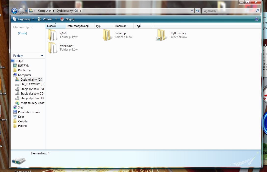 Jak przywrócić folder Program Files i tło pulpitu w Windows Vista?