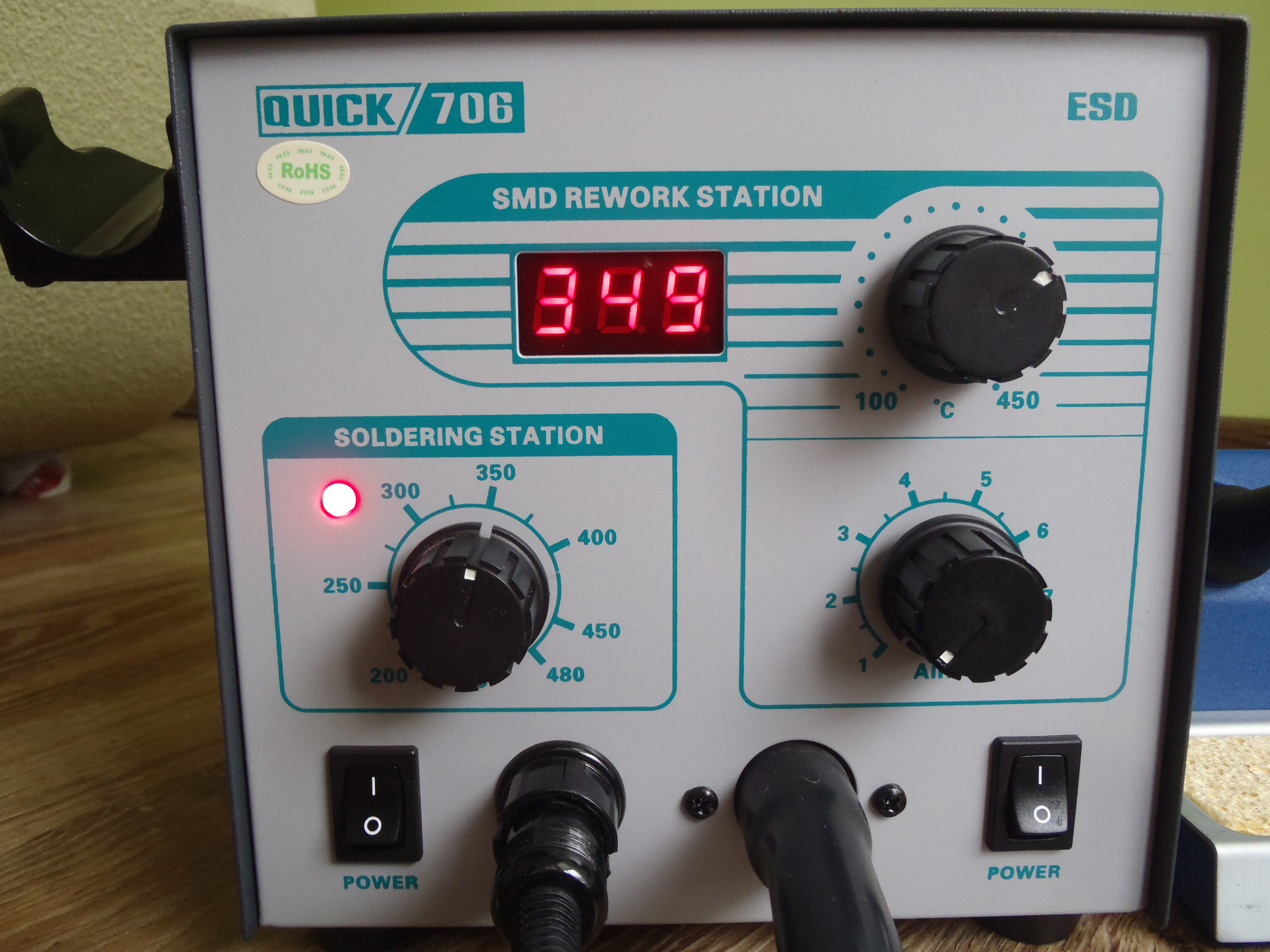 [Sprzedam] Quick 706 stacja lutownicza hot air smd bga