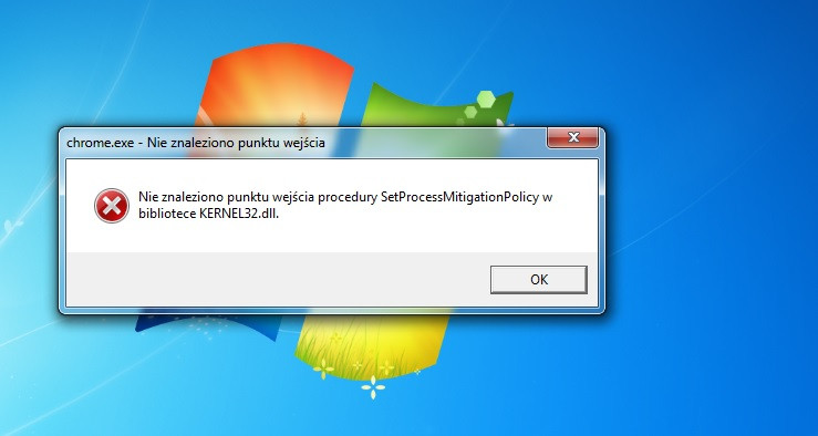 Komunikat błędu Kernel32.dll na Windows 7 32-bit i 64-bit: Nieudana instalacja i aktualizacje