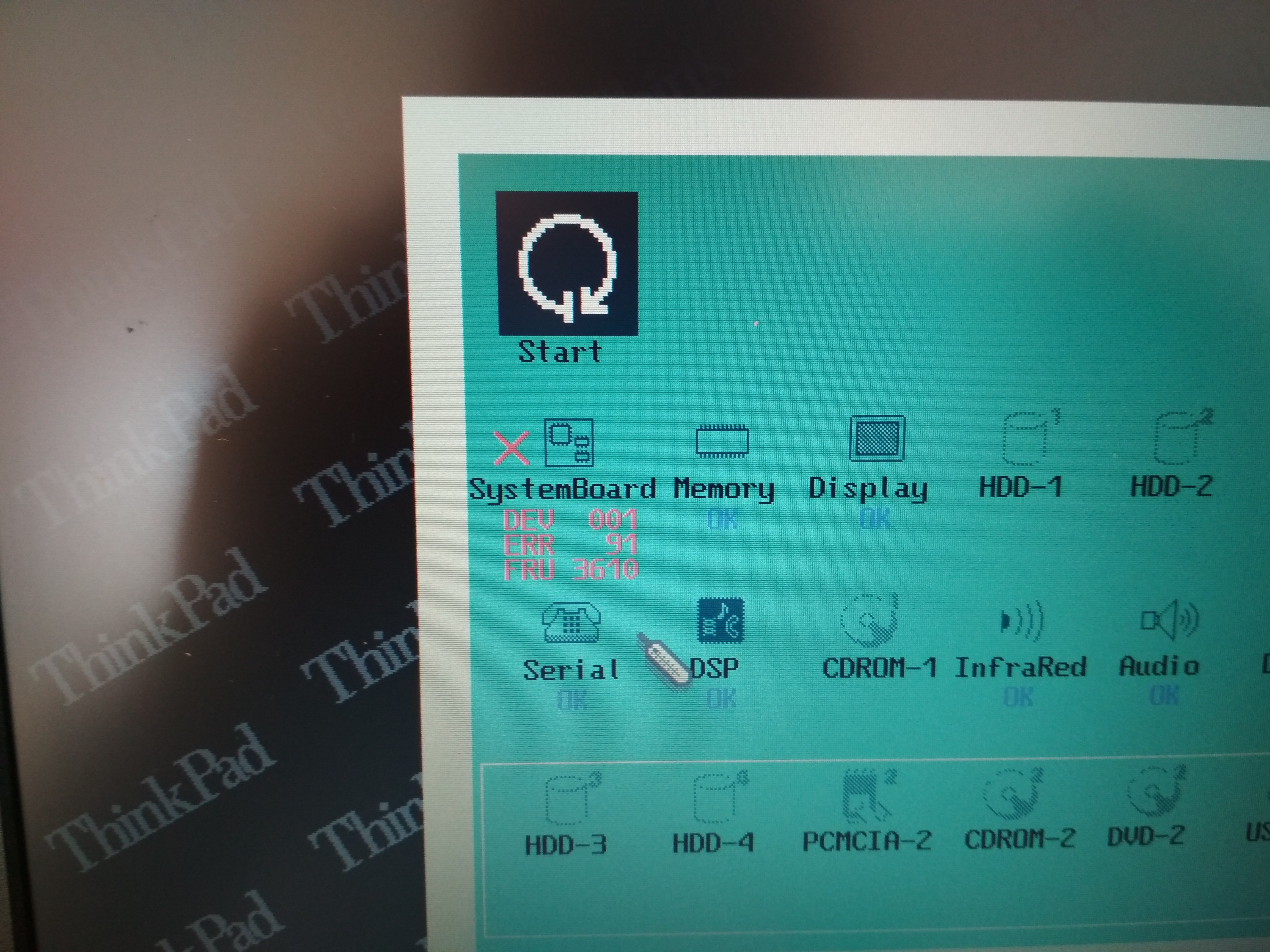 IBM Thinkpad 600e - błąd 161 163 po wymianie baterii, gubi godzinę i datę