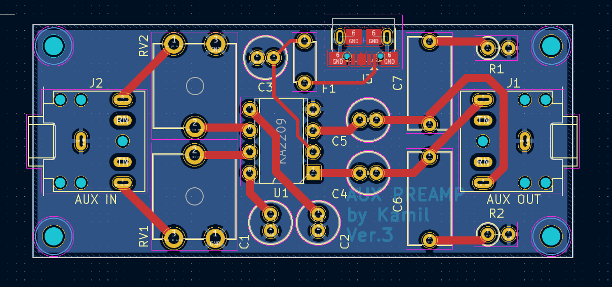 Projekt wzmacniacza audio na KA2209 - prośba o ocenę