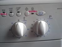Indesit WIN 102 - migające diody i iskrzące szczotki, co robić?