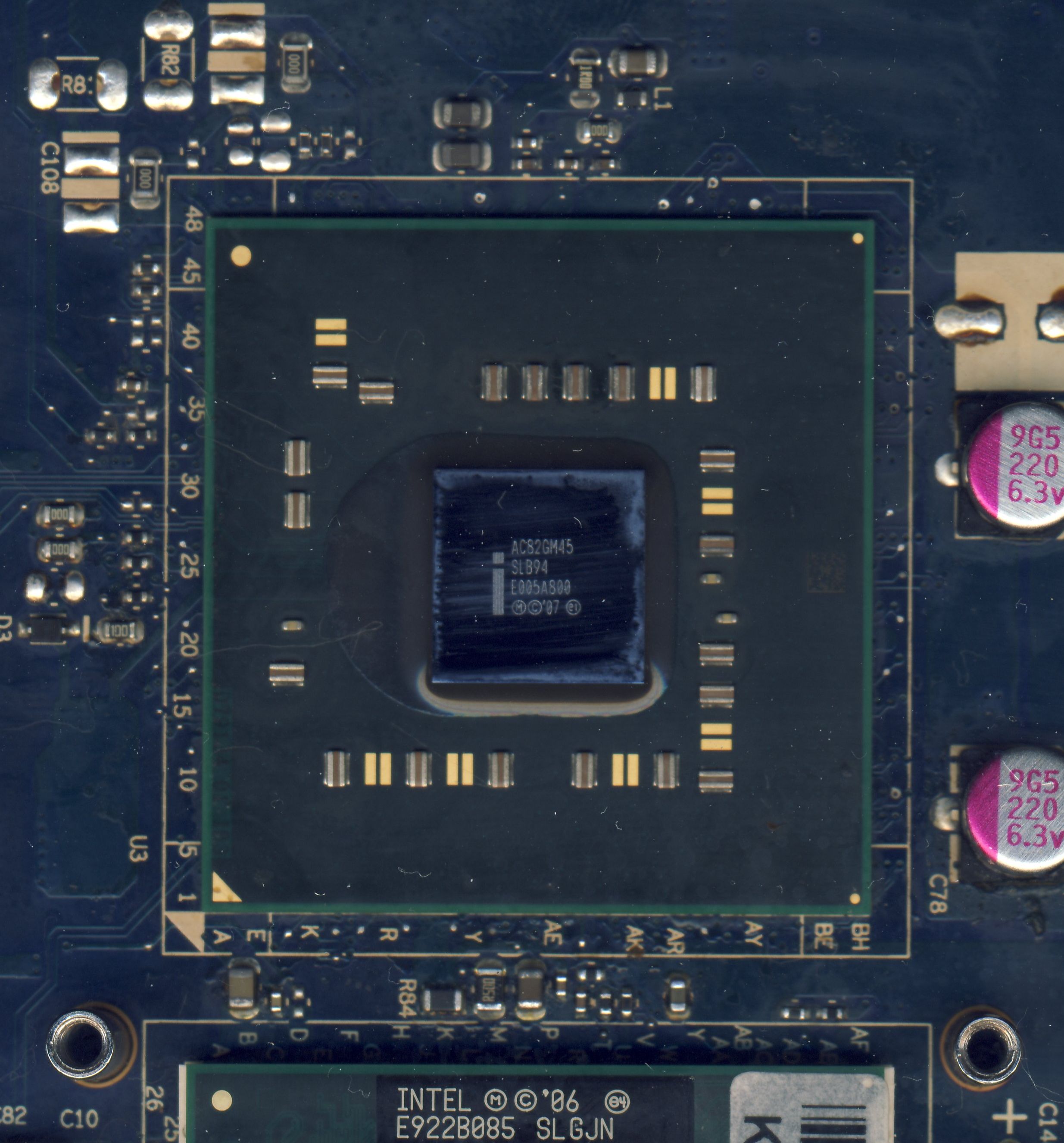 Toshiba L500 - Po wymianie NB Intel GL40 wywala się na sterowniku VGA