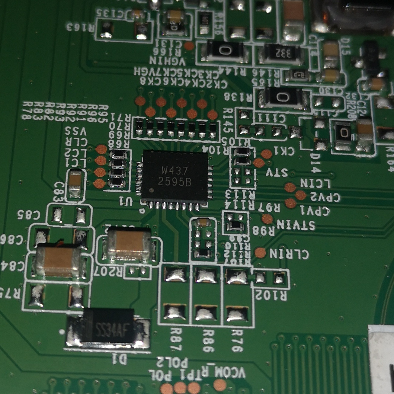 [Rozwiązano] Sharp 50BL3EA T-con czy matryca. Czarny ekran lub pół obrazu