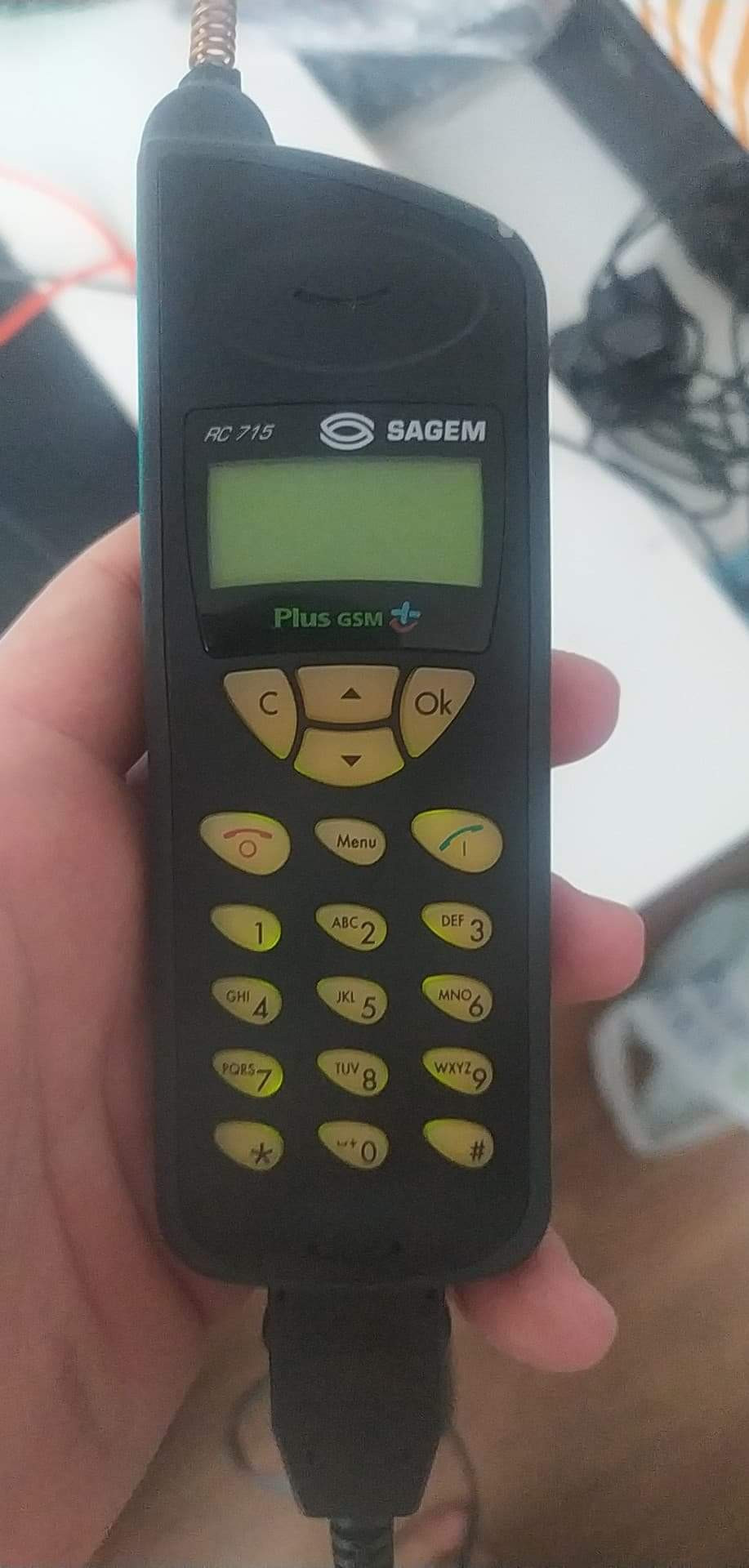 [Rozwiązano] Sagem RC 715 - brak napisów na wyświetlaczu mimo działającego podświetlenia
