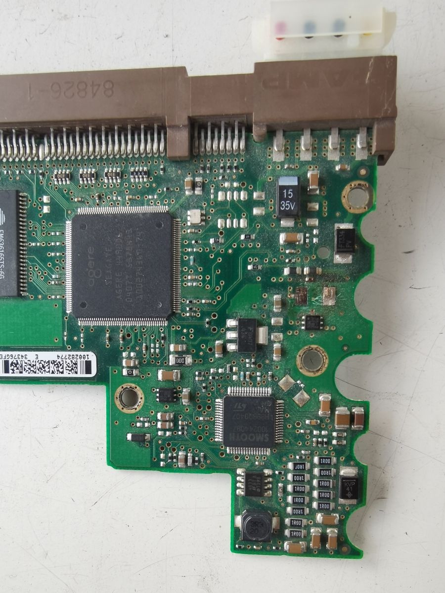 Ukszodona płytka elektroniki od dysku ST380011A 80 GB