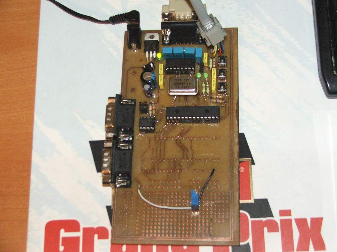 Płytka testowa PIC + CAN - elektroda.pl