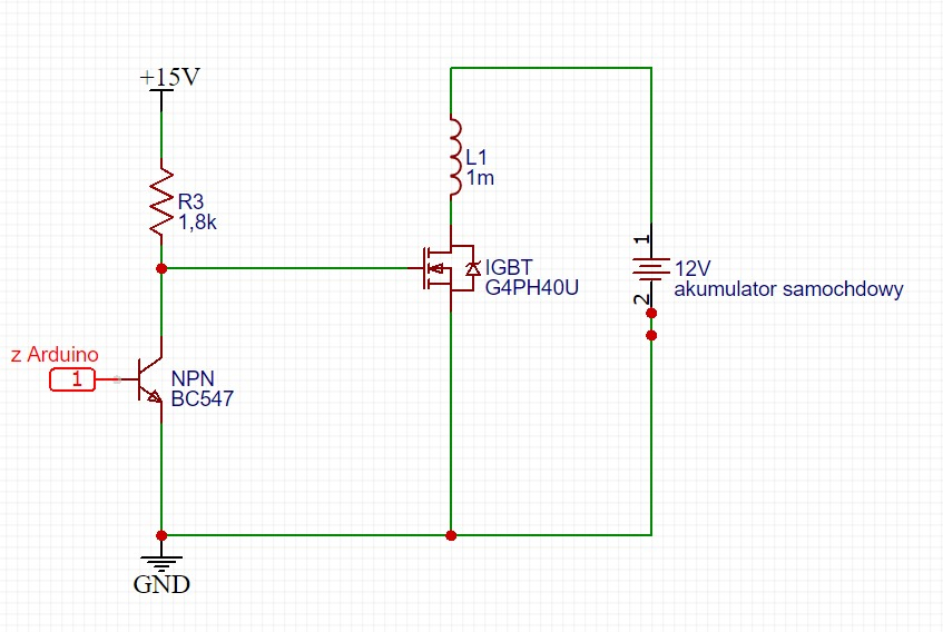 Sterowanie IGBT z Arduino - brak reakcji, co robię źle?