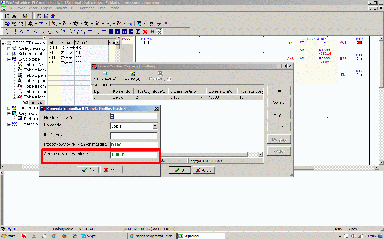 FATEK - modbusRTU - R4D3B16 (Eletechsup) relay board