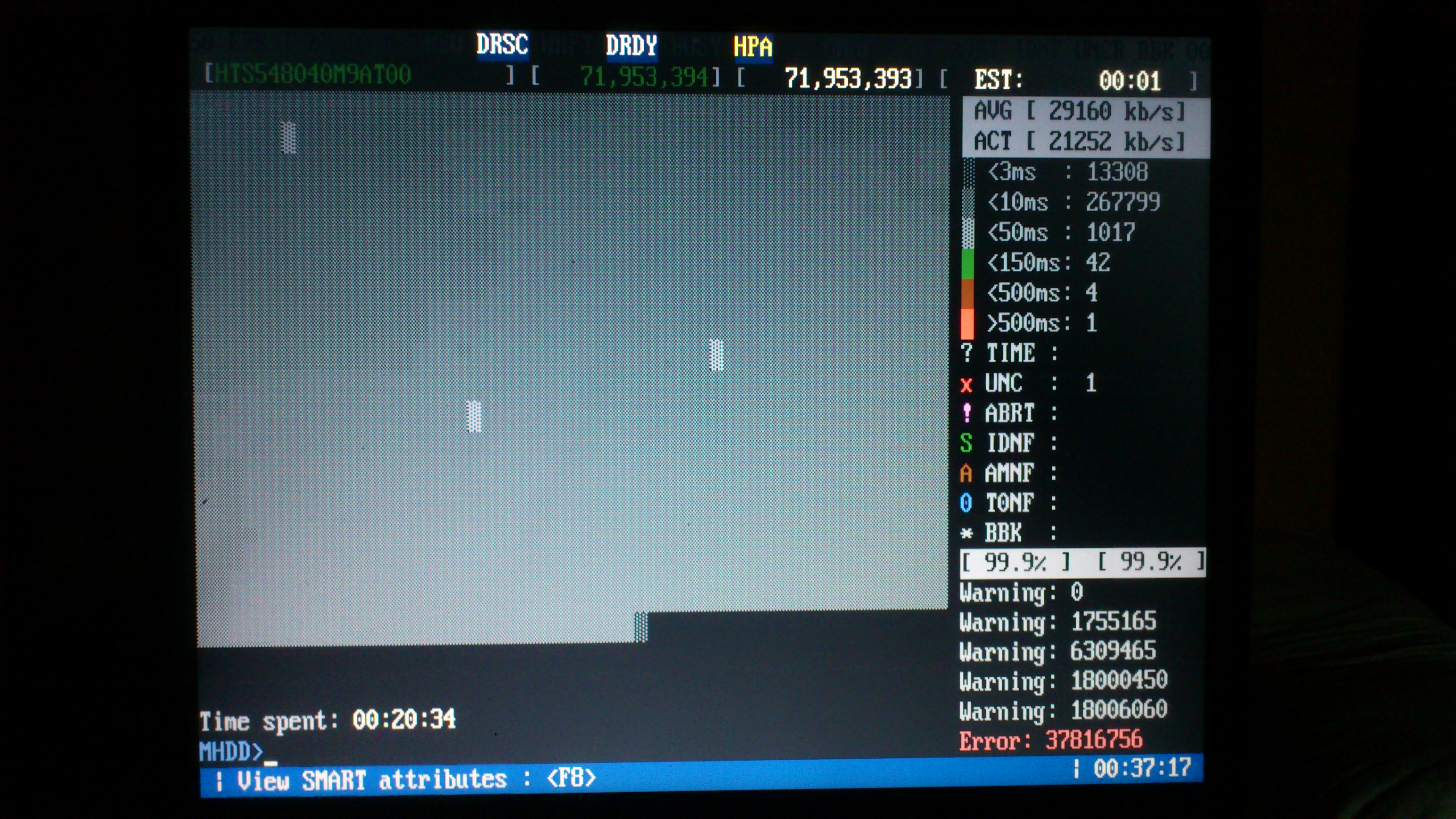 Thinkpad T40p - Blue Screen po kopiowaniu plików z dysku zewnętrznego