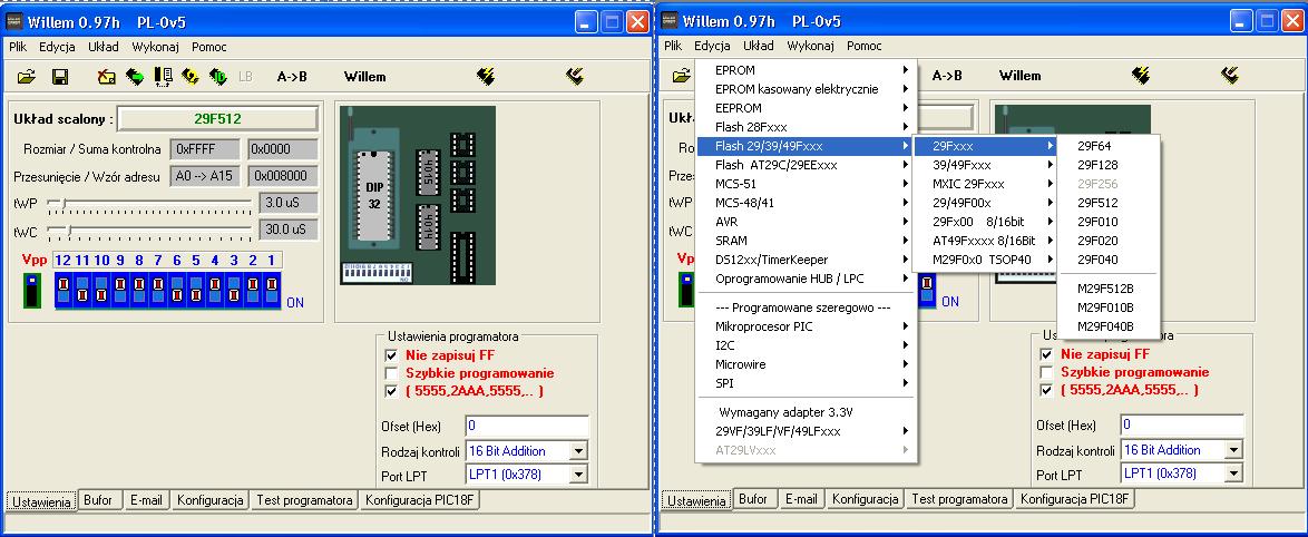 [Rozwiązano] Schemat układu do odczytu pamięci AMD 29F400BB - poszukiwania