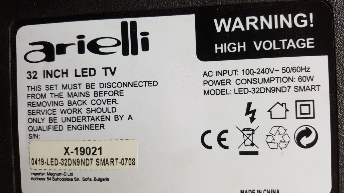 [Rozwiązano] Rozwiazano Arielli 32dn9nd7 UPDATE - The TV starts from ...