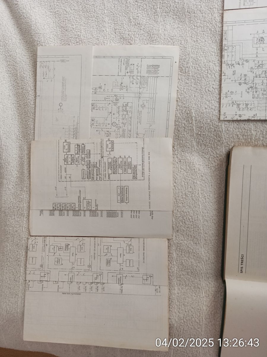 Pentaconta - Schematy urządzeń z System PENTACONTA.