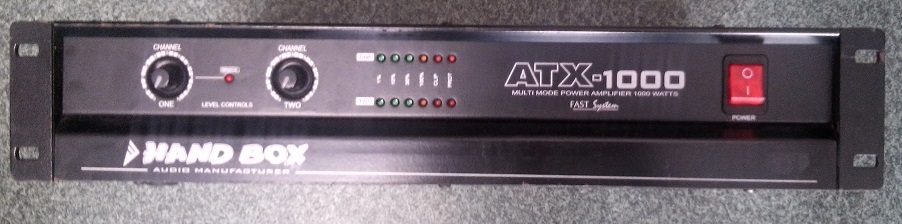 Wzmacniacz HandBox ATX-1000 zestaw kolumny za 500zł.