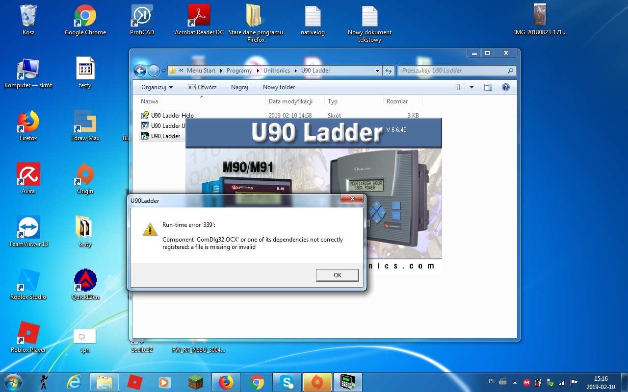 [Rozwiązano] Błąd 339 z comdlg32.ocx na Windows7 64bit po instalacji ...