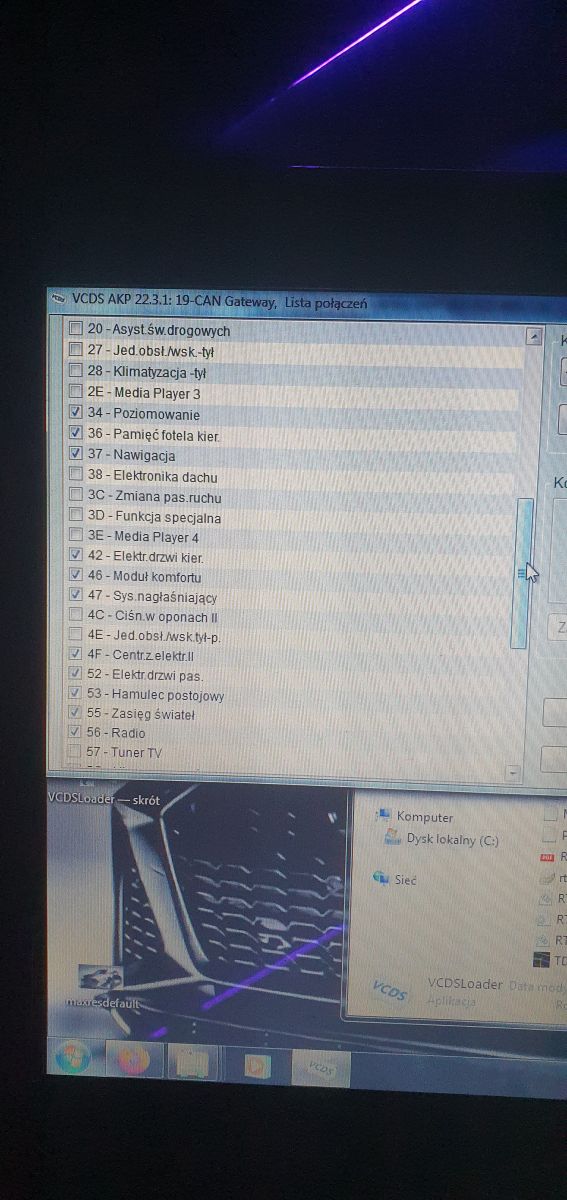 Audi A6 C6 4F5 błąd 01044. Jaki kod żeby to zakodować?