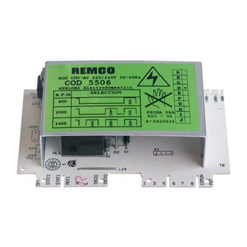 Pralka Indesit moduł REMCO COD5506 - uszkodzone rezystory