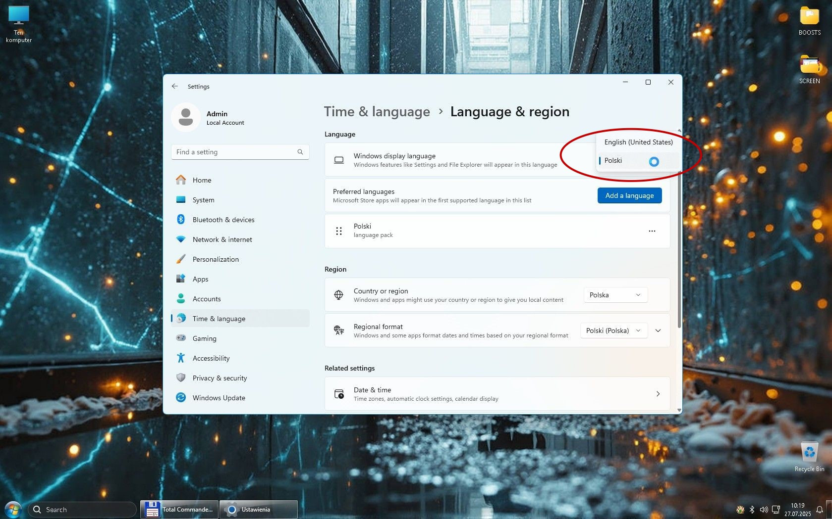 Windows 11 24H2 – jak całkowicie usunąć English (United States) i ...